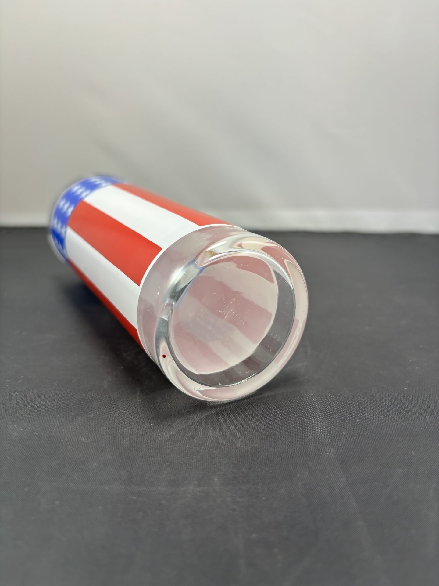 Vintage Tall American Flag Glass - Picker Place