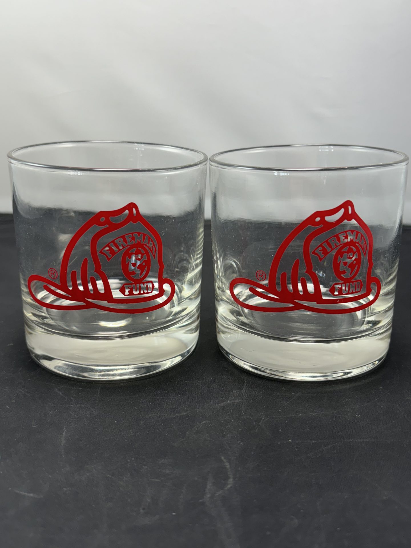 2 Fireman's Low Ball Glass - Picker Place