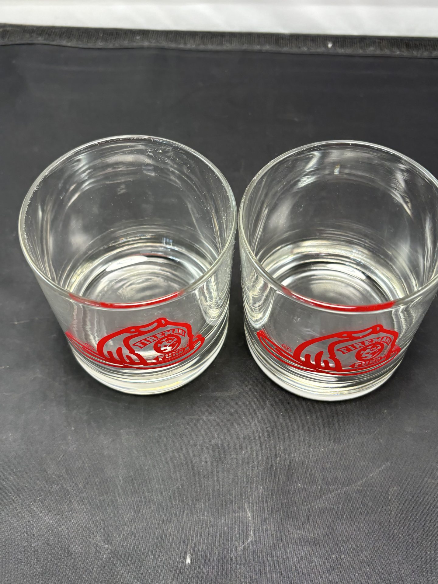 2 Fireman's Low Ball Glass - Picker Place