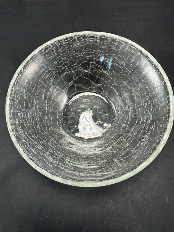 Cracked Glass Decorative Bowl | Picker Place