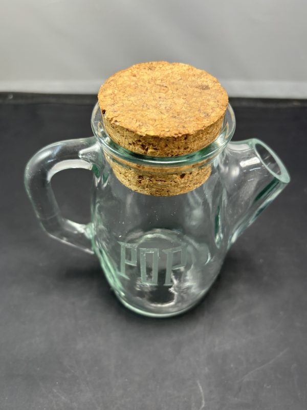 Small Glass Pitcher w/Cork Stopper | Picker Place