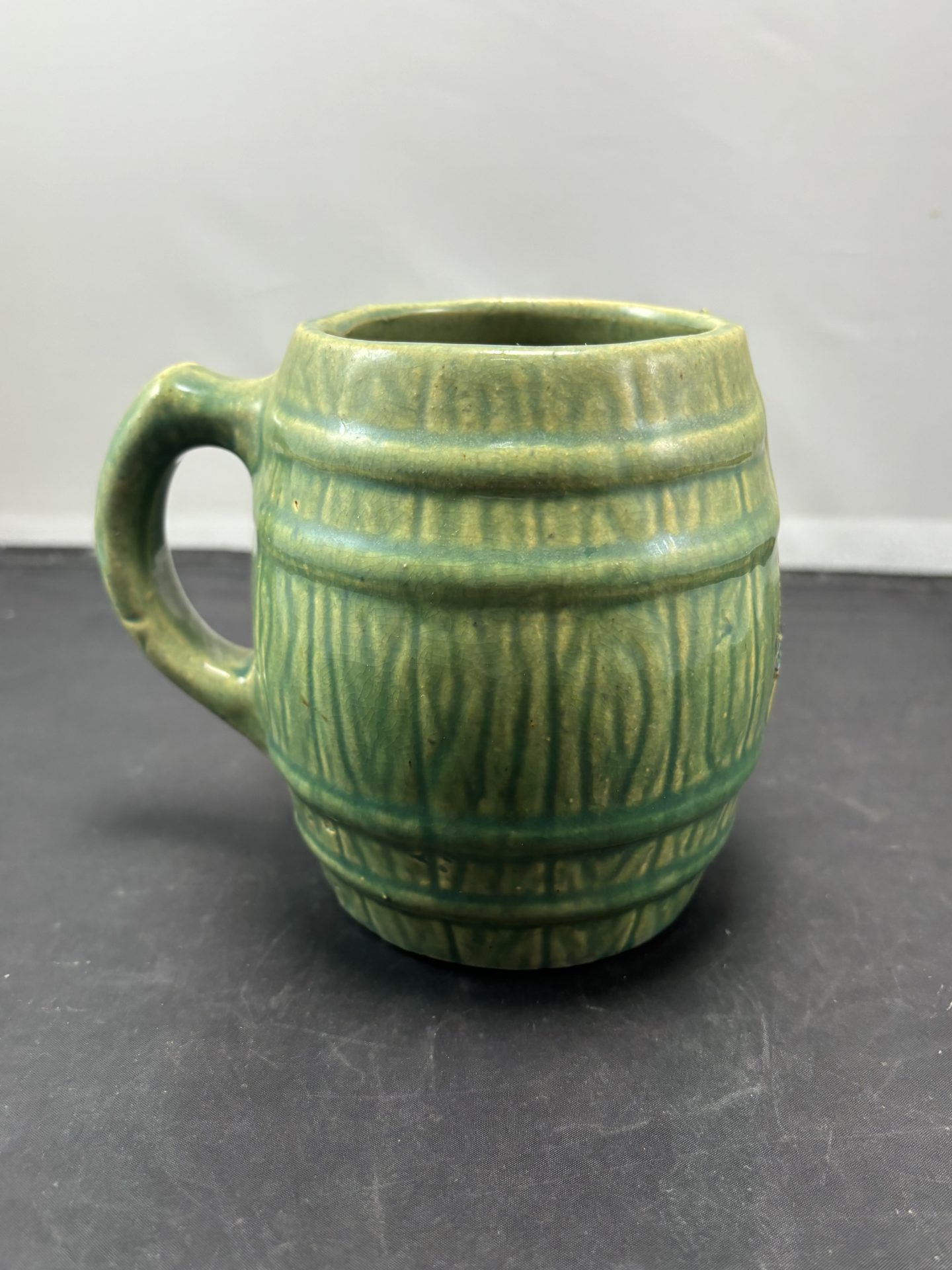 Green Ceramic Barrel Mug - Picker Place