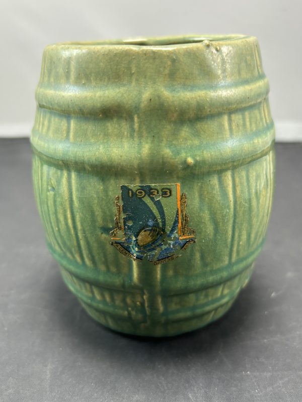 Green Ceramic Barrel Mug - Picker Place