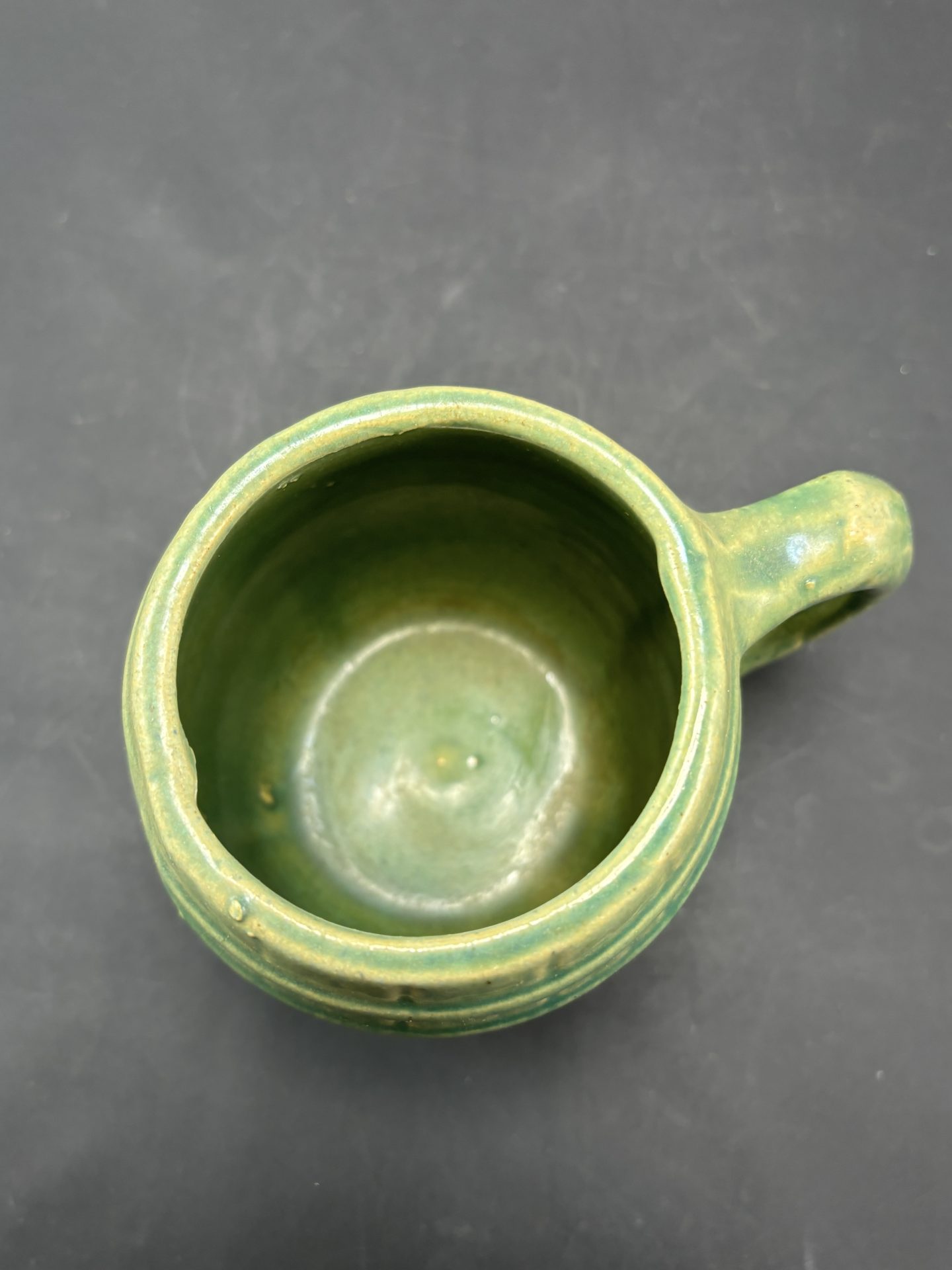 Green Ceramic Barrel Mug - Picker Place