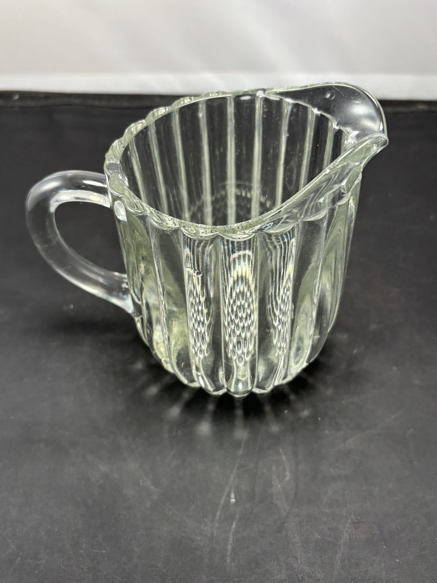 Ribbed Glass Pitcher | Picker Place