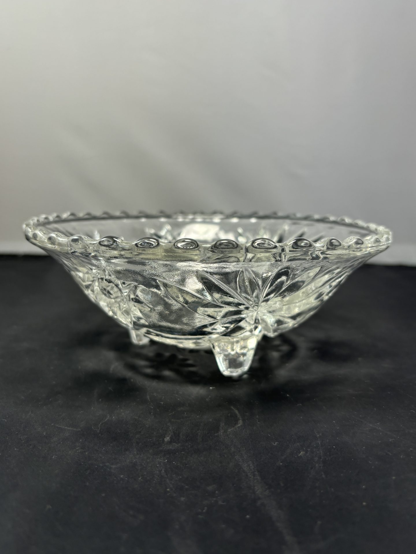 Footed Crystal Dish - Picker Place