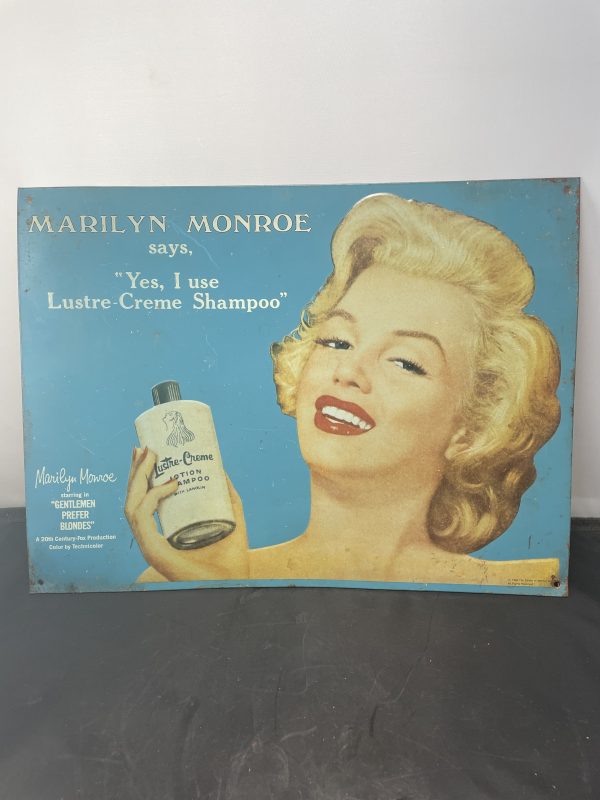 Marilyn Monroe Lustre-Creme Ad Tin - Picker Place