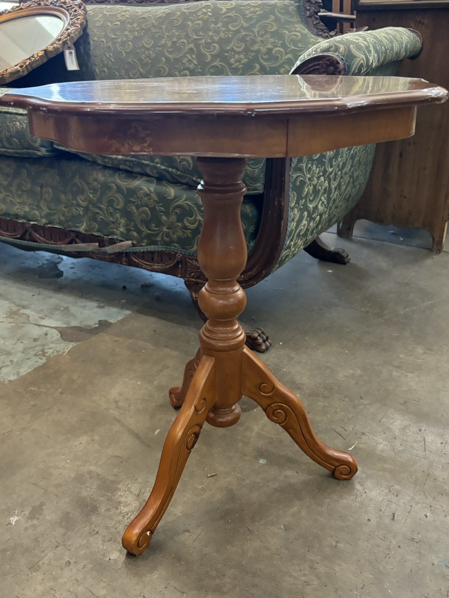 Small Beveled Side Table | Picker Place