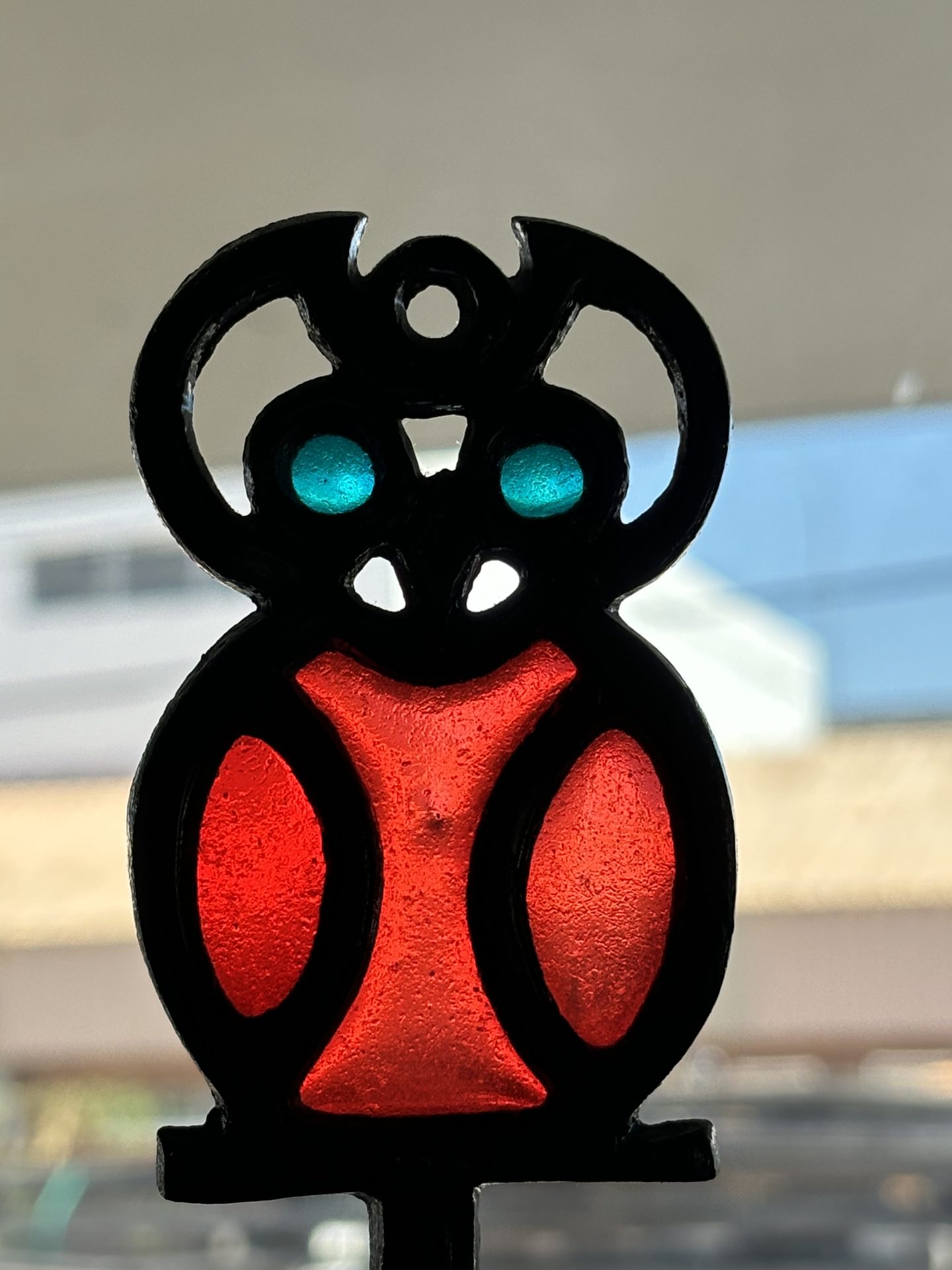 Stained Glass Owl Bell - Picker Place
