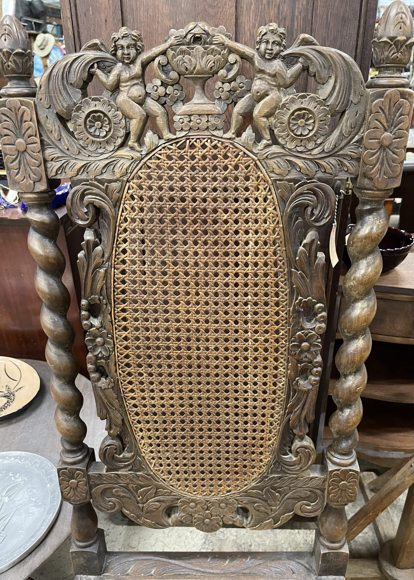 1940’s Portuguese Wicker Chair | Picker Place