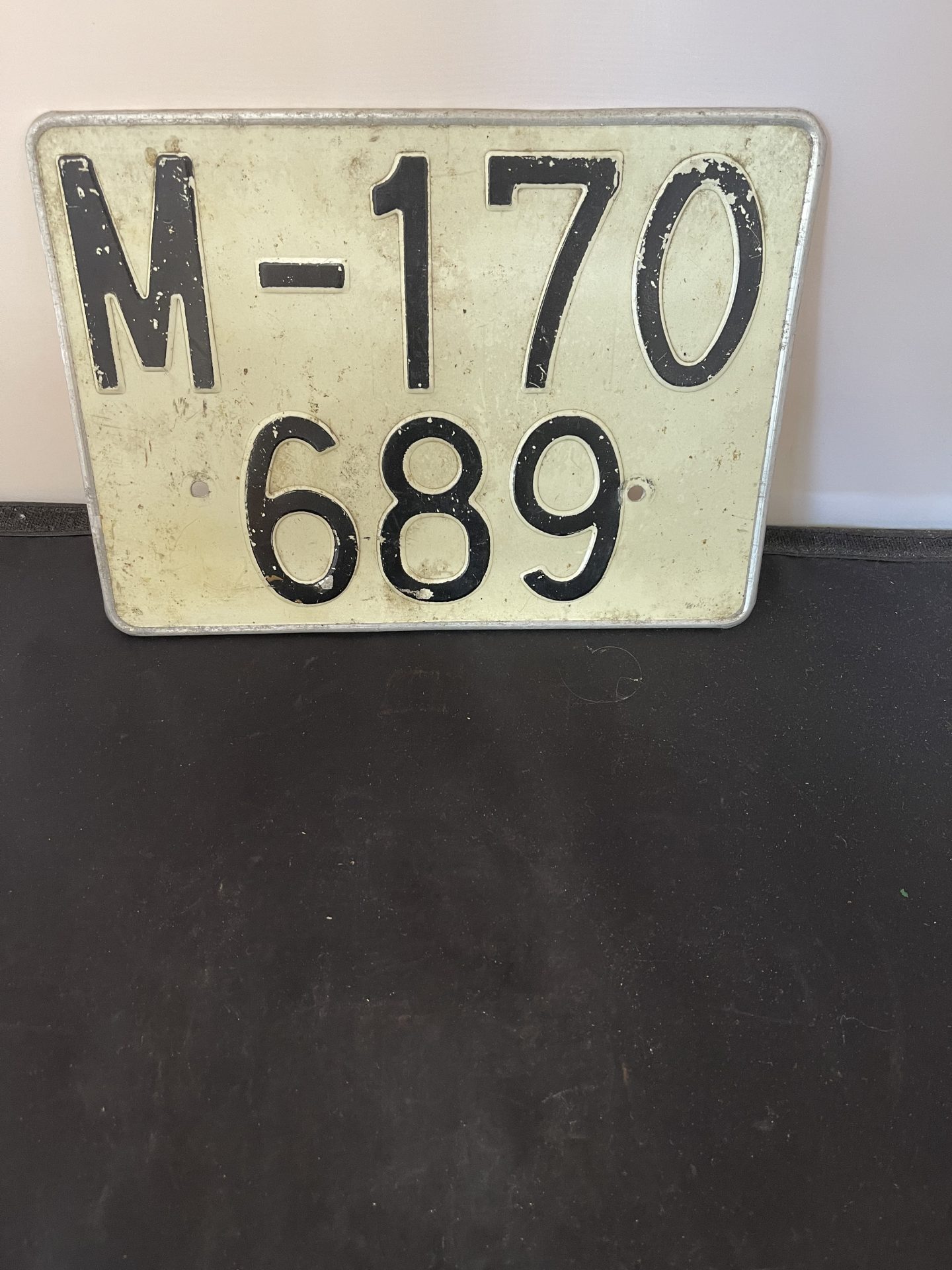 1960 Spain License Plate - Picker Place