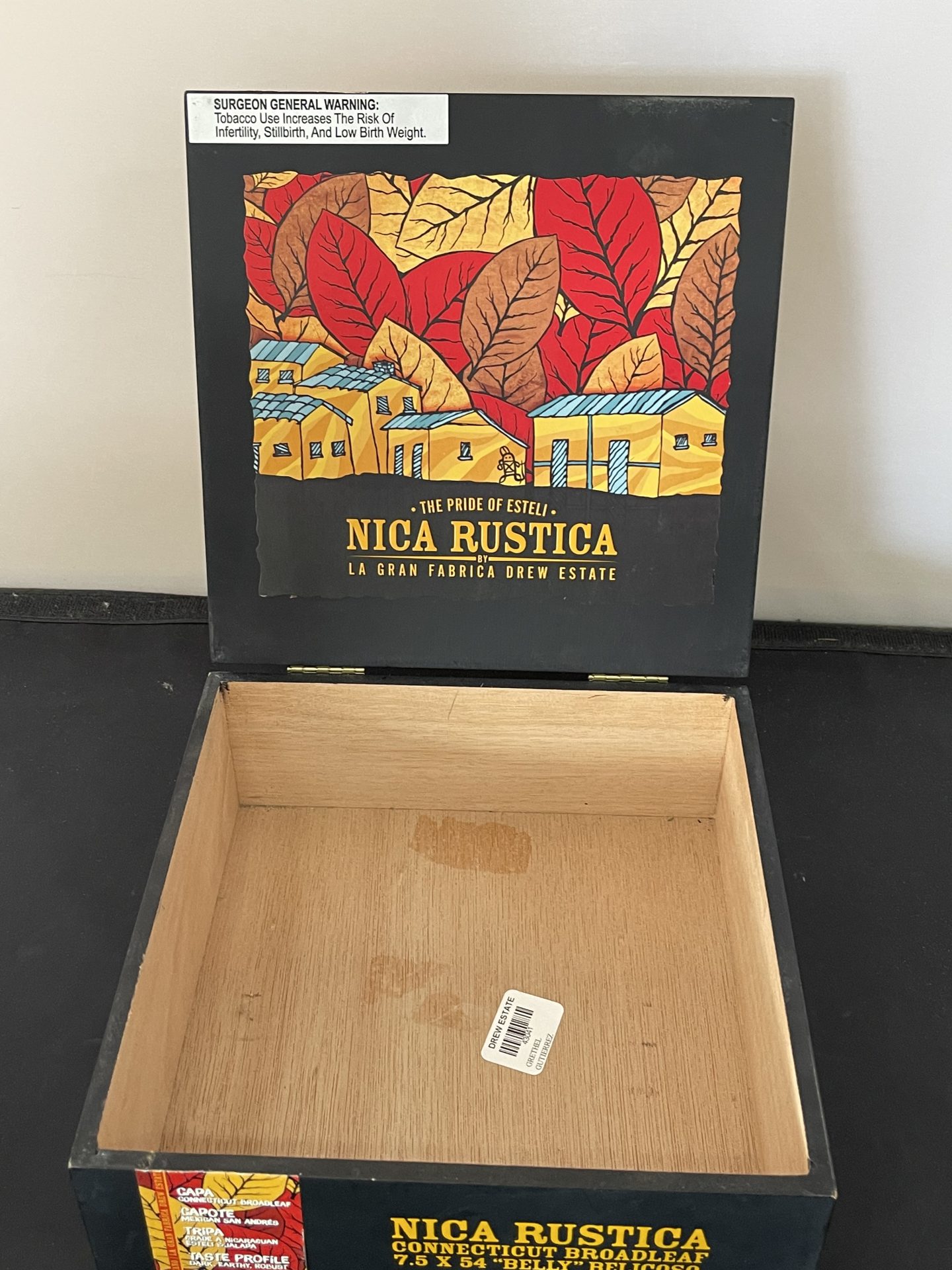 Nica Rustica Cigar Box - Picker Place