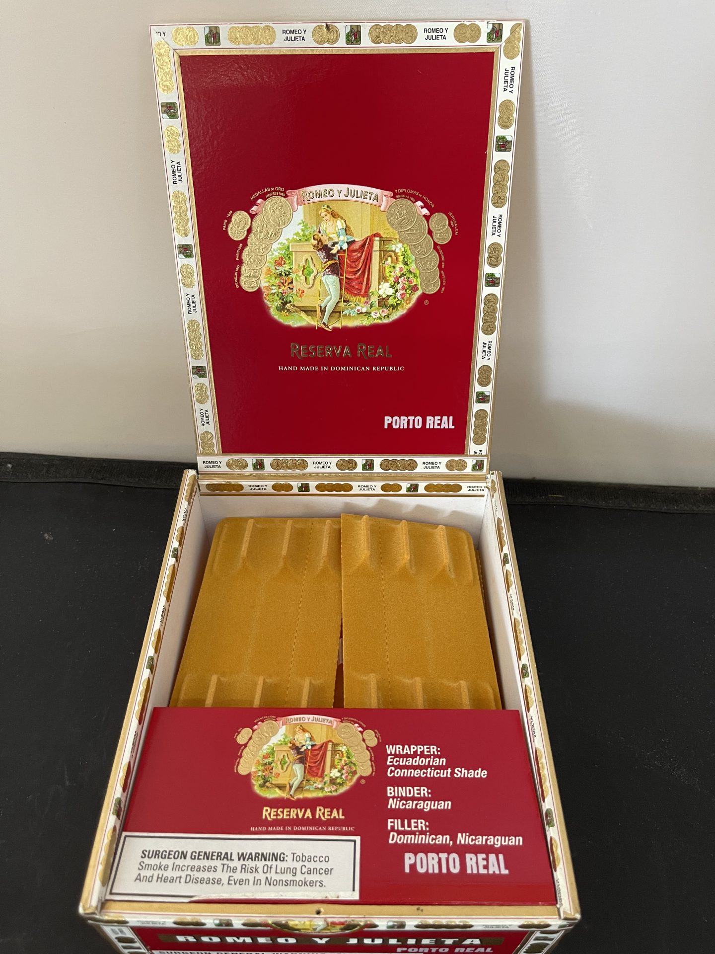Romeo Y Julieta Porto Real Cigar Box - Picker Place