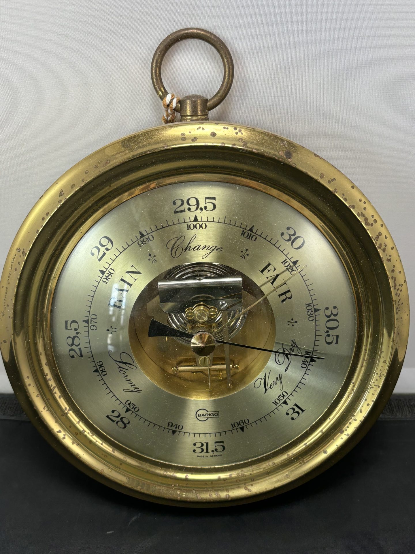 Camalier & Buckley Brass Barometer - Picker Place