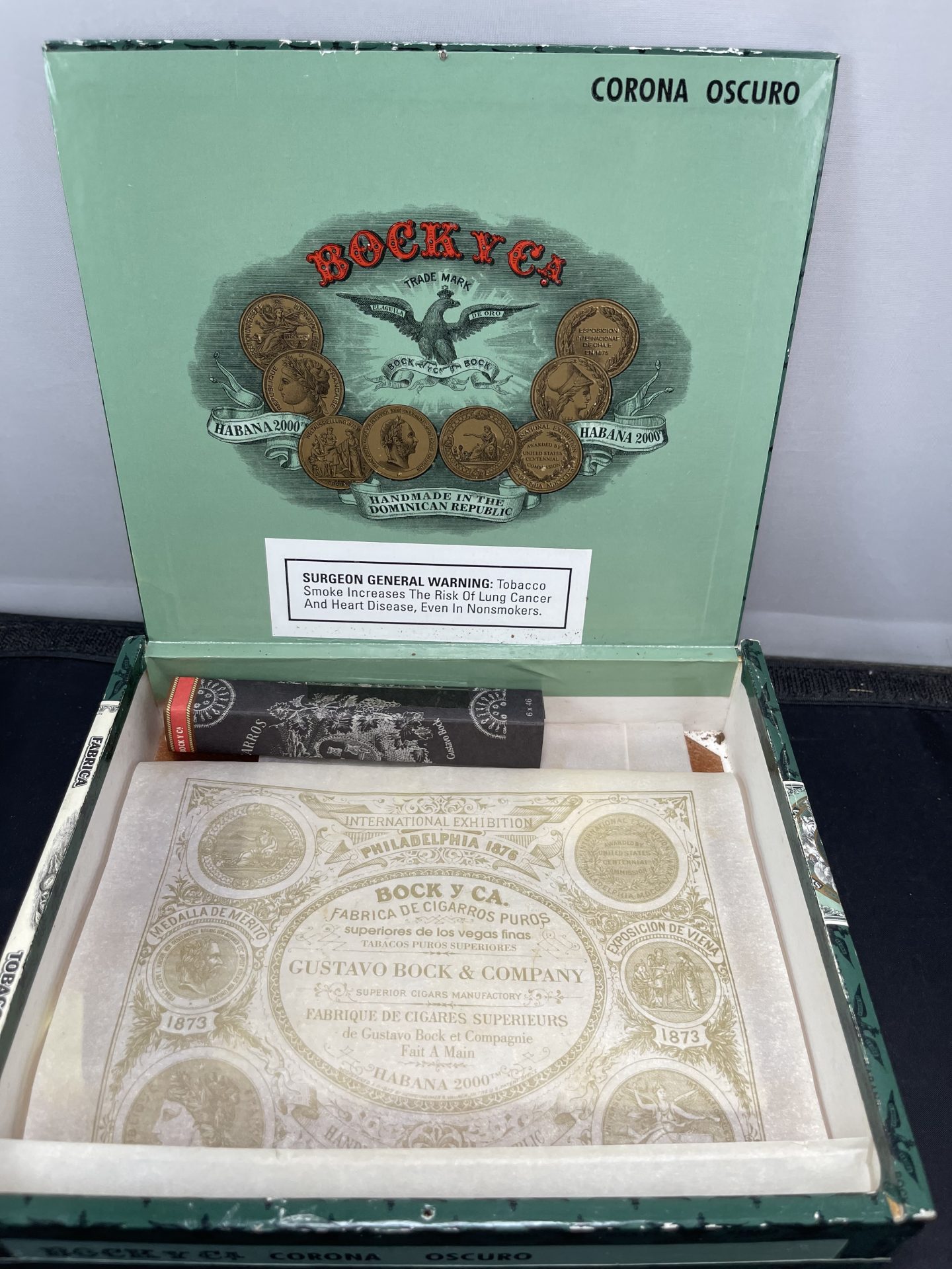 Bock Y CA Cigar Box - Picker Place