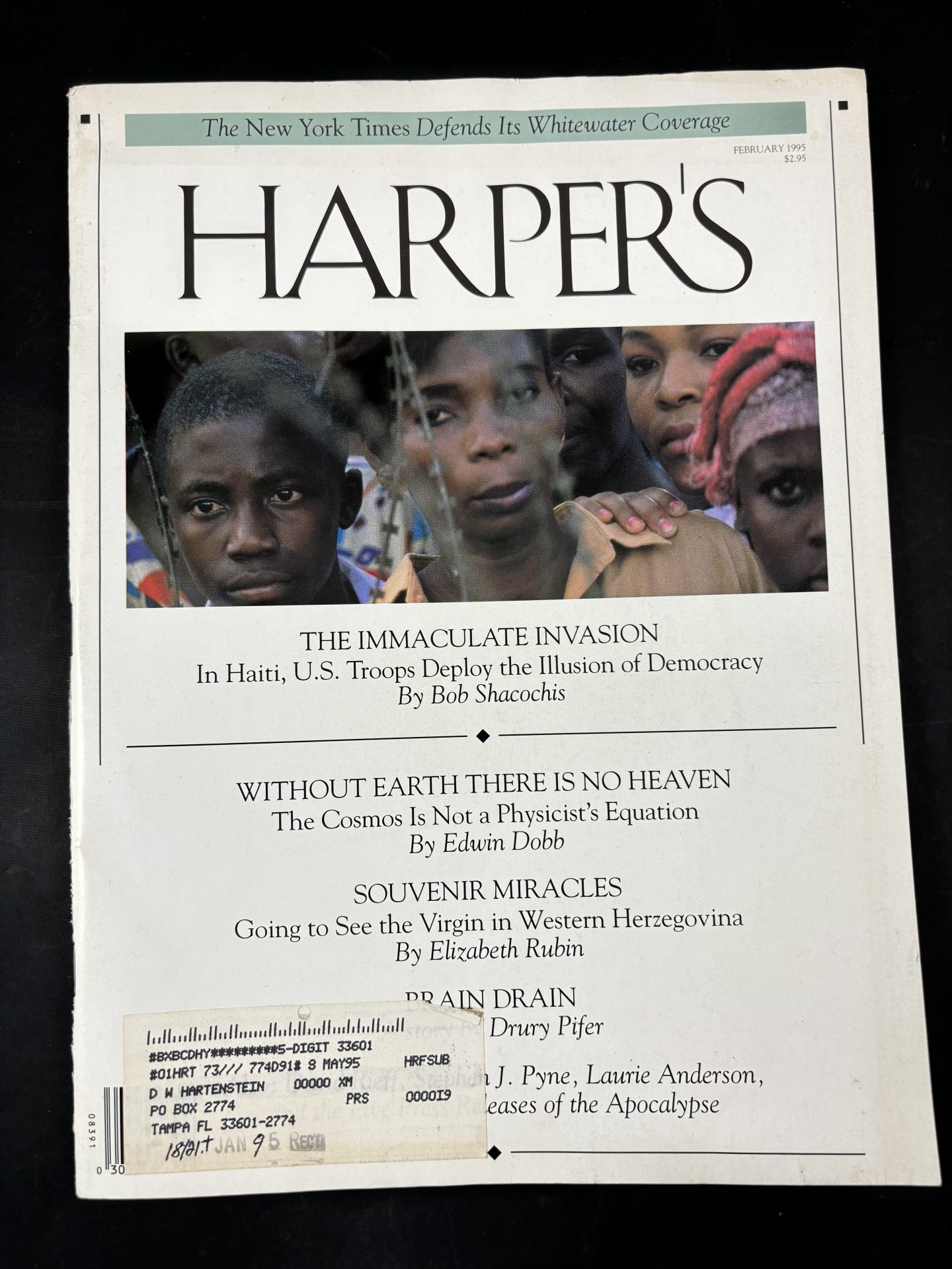Harper’s Magazine 1995 | Picker Place