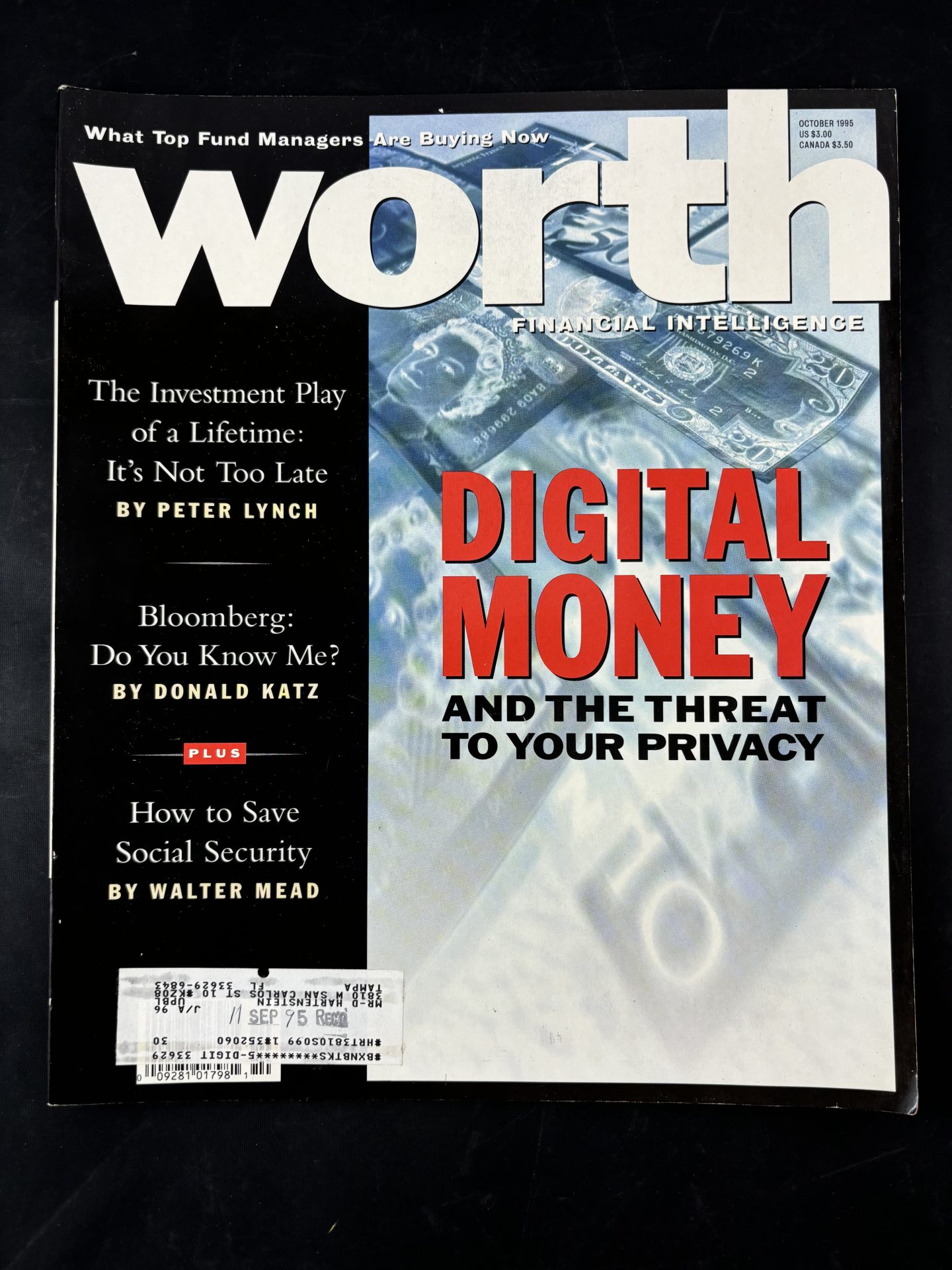 Worth Magazine Digital Money 1995 | Picker Place