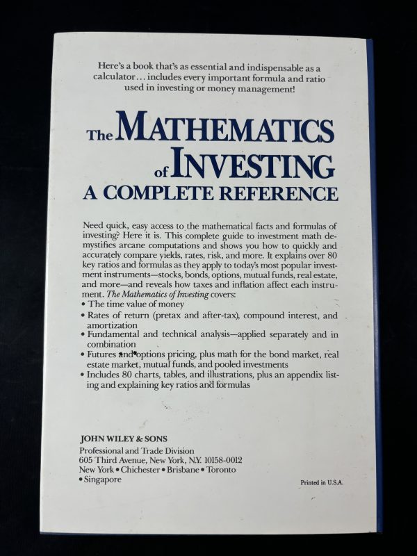 The Mathematics of Investing - Picker Place