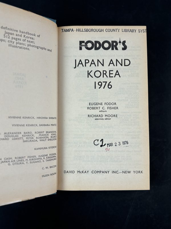 Fodor's Japan and S. Korea - Picker Place