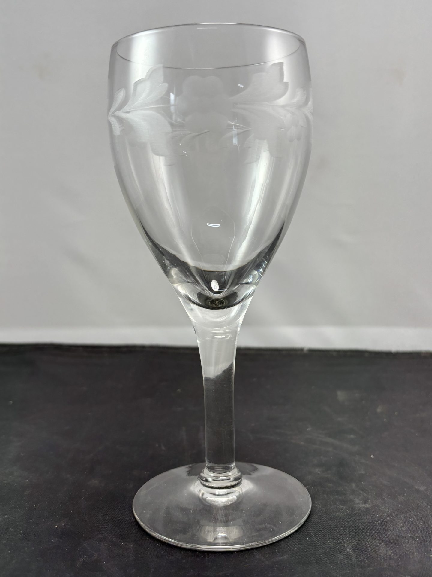 Set of 4 Floral Wine Glass - Picker Place