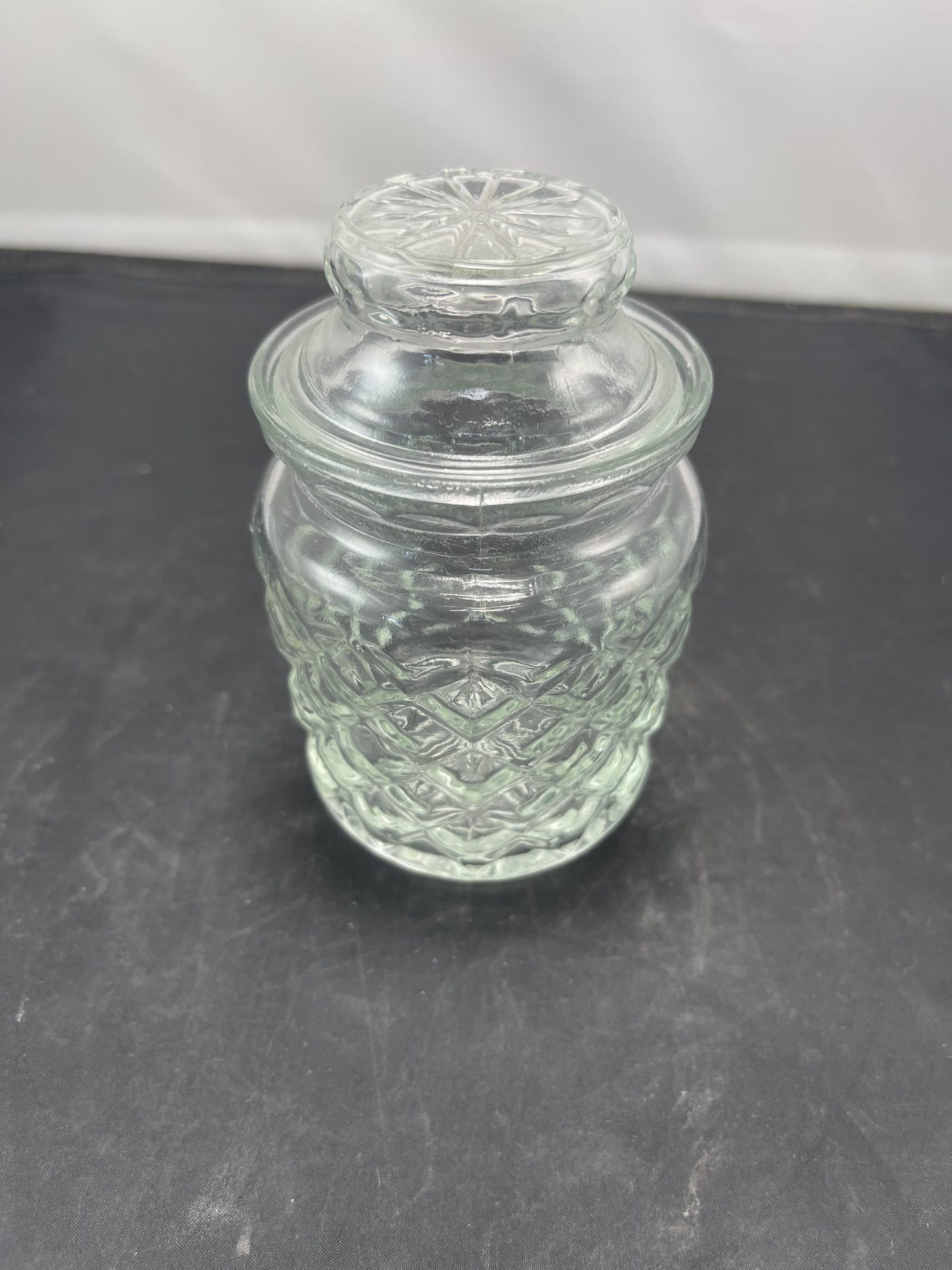 Pressed Glass Jar - Picker Place