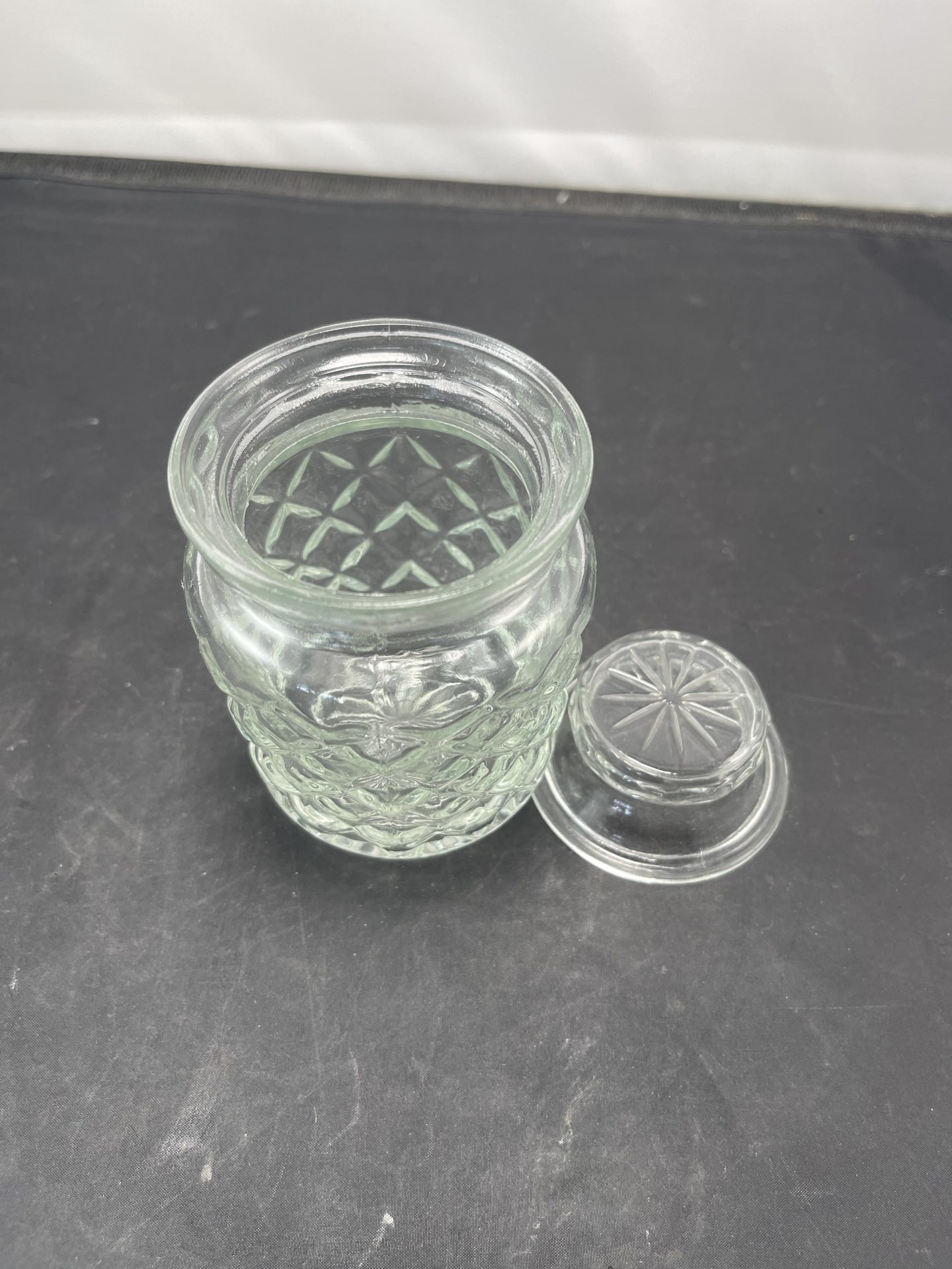 Pressed Glass Jar - Picker Place