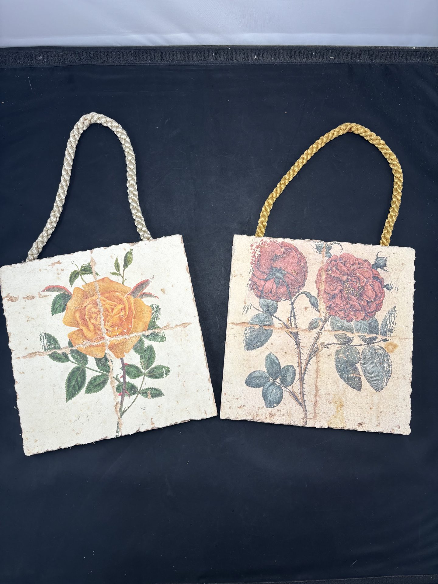 Red & Yellow Rose Wall Plaque - Picker Place