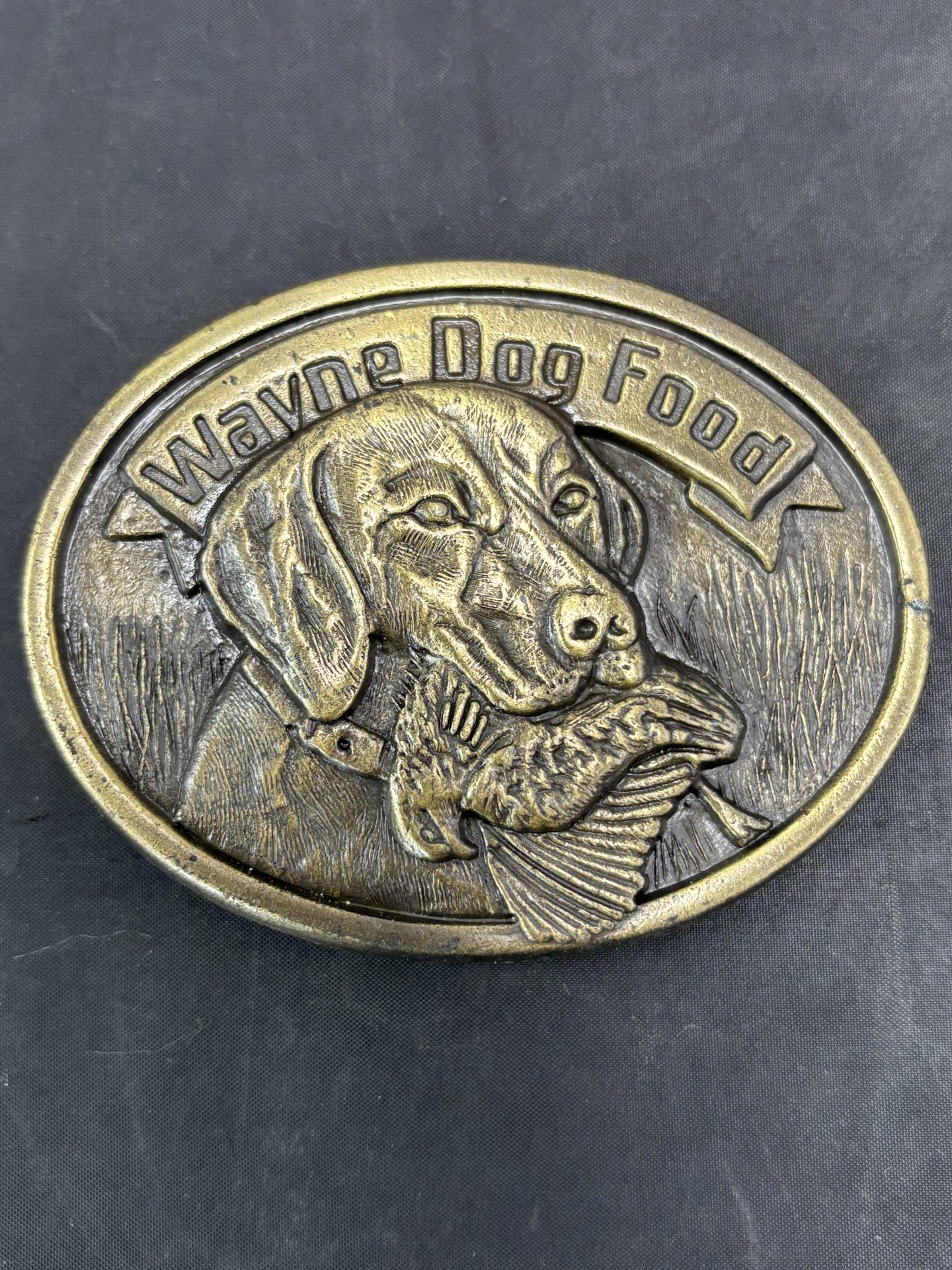Wayne Dog Food Belt Buckle - Picker Place