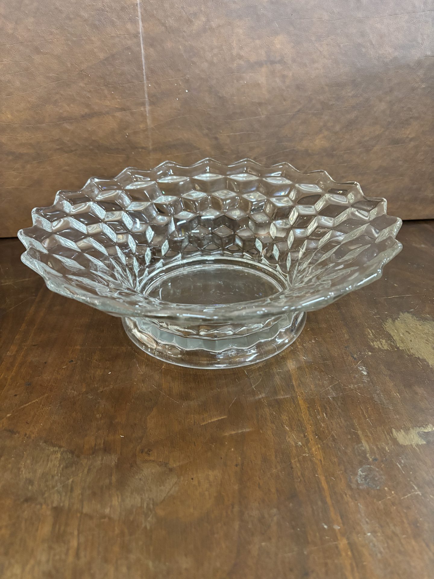 Clear Glass Salad Bowl - Picker Place