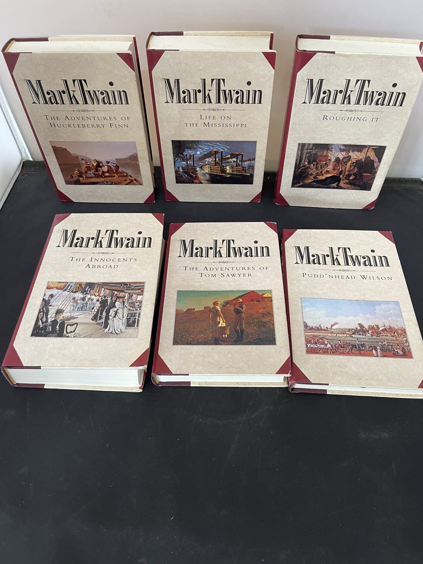 Lot of 6 Mark Twain Hardcover Books - Picker Place