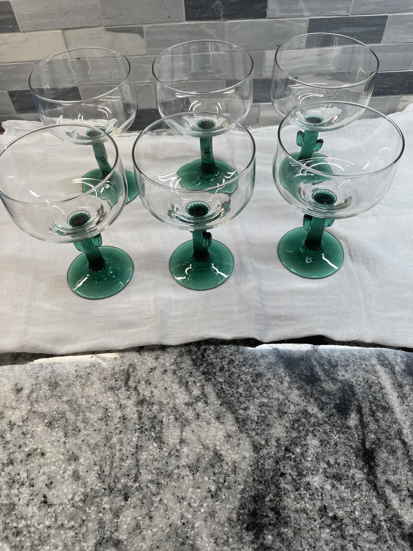 6 Cactus Margarita Glass @DFW - Picker Place