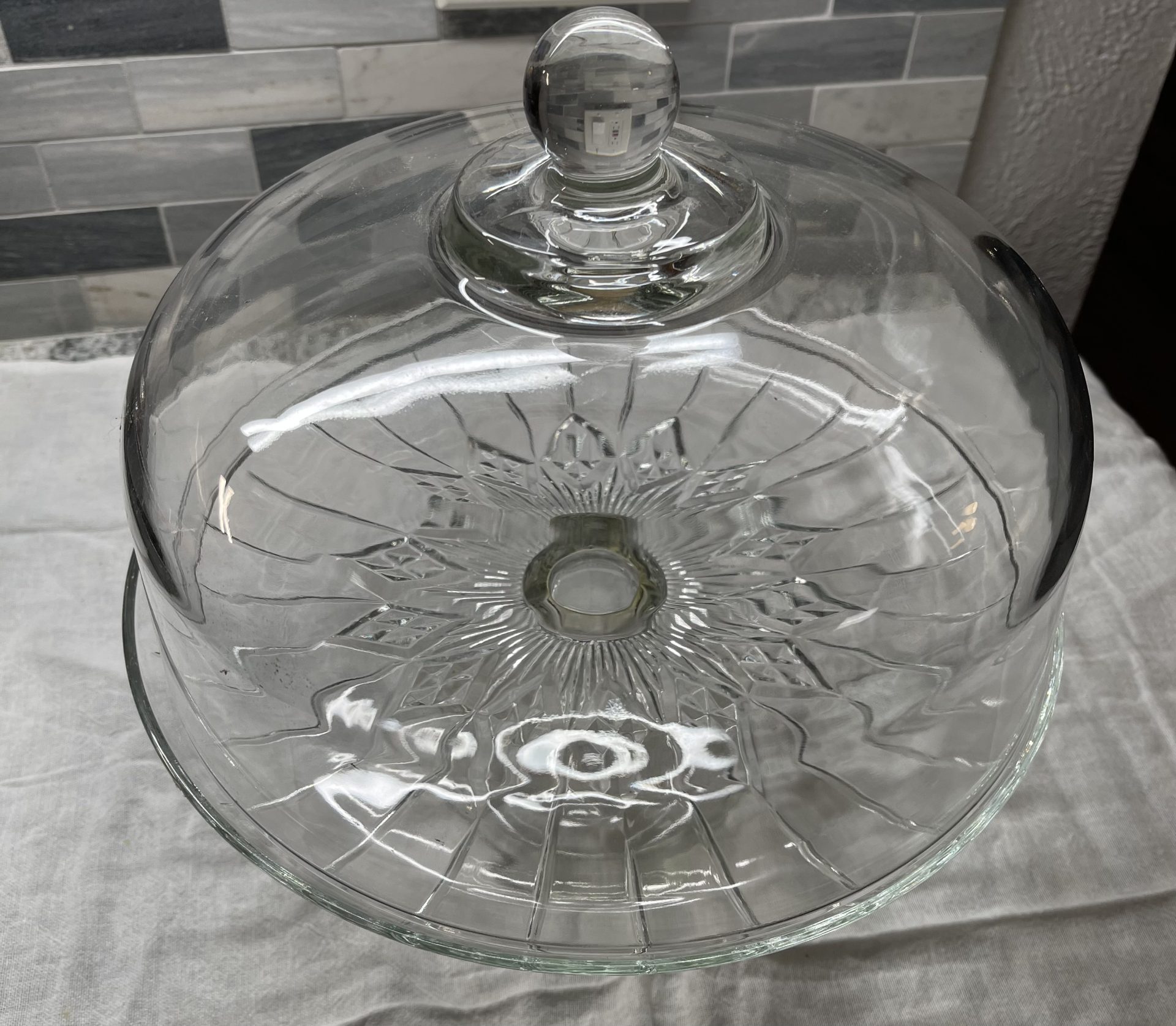 Footed Cake Plate & Domed Lid @DFW - Picker Place