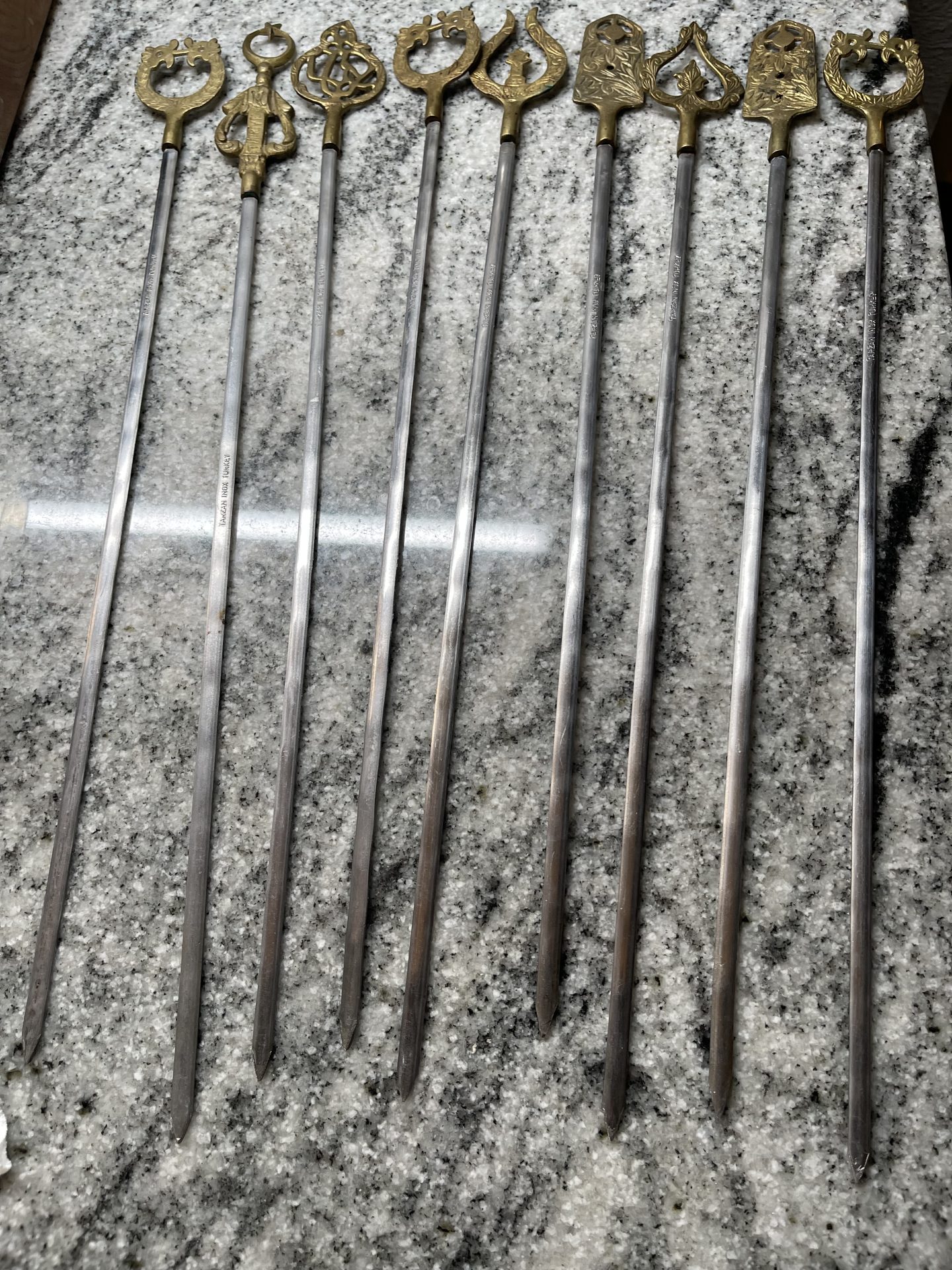 Set of 9 Tarzan Inox Skewers @DFW - Picker Place