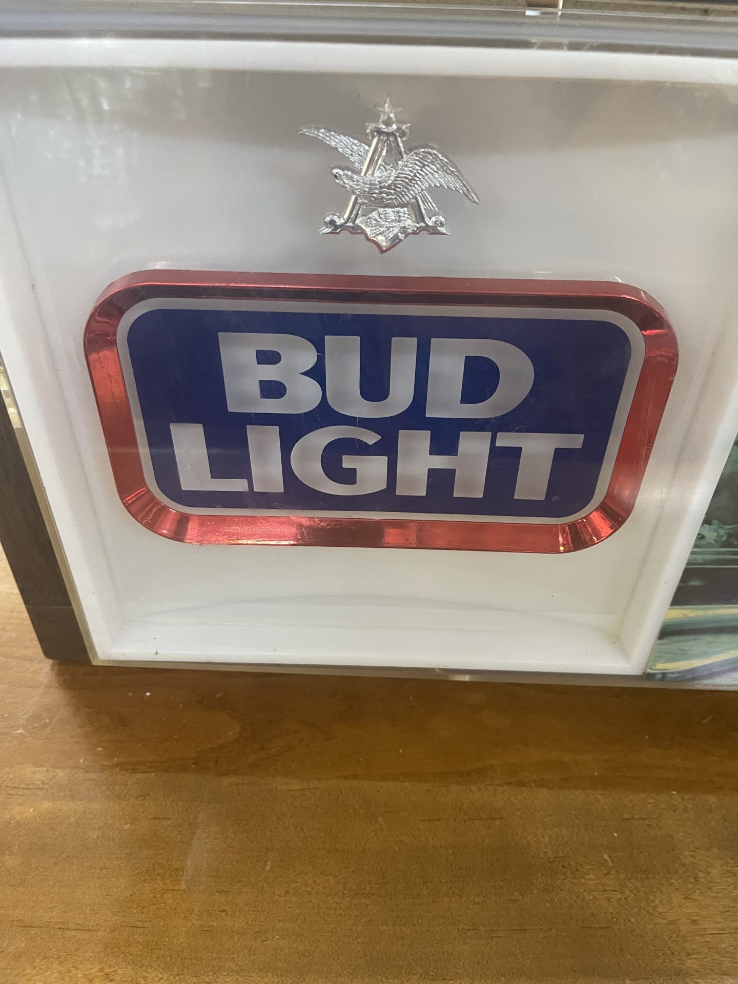 1979 Bud Light Lighted Bar Sign - Picker Place