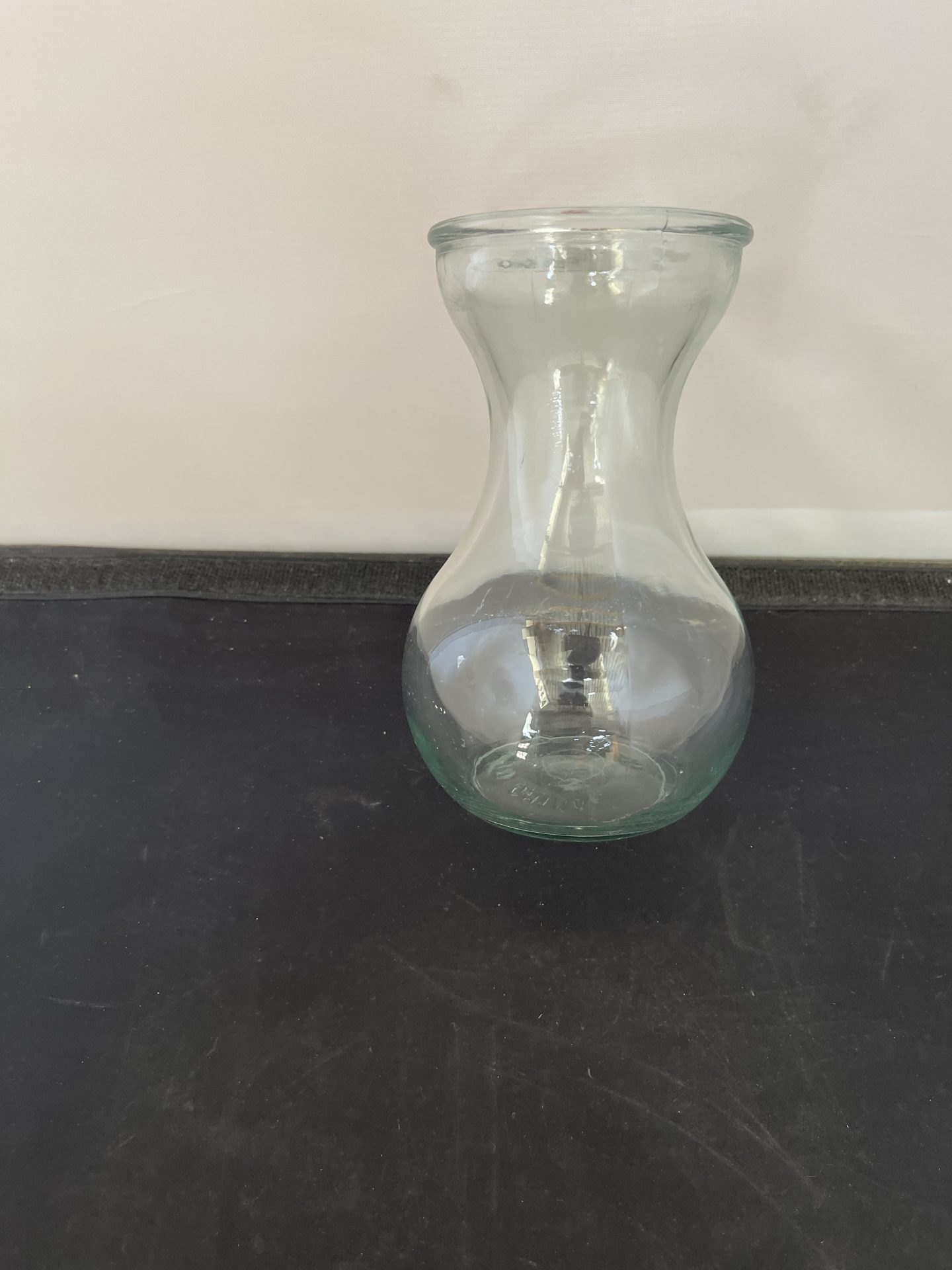 Clear Glass Blub Vase - Picker Place
