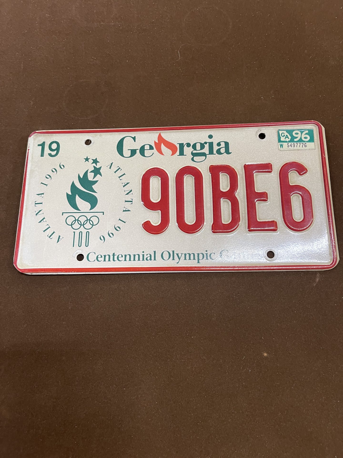 Georgia Centennial Olympic Plate - Picker Place