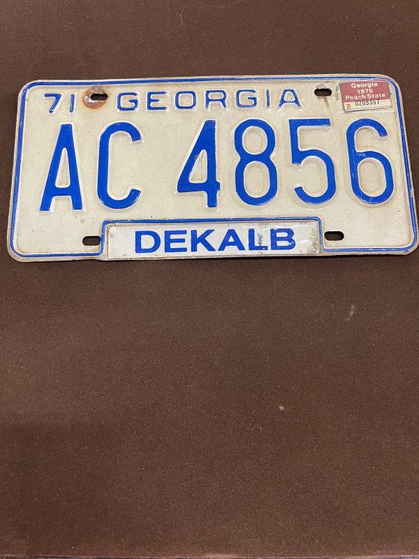 75′ Georgia License Plate | Picker Place