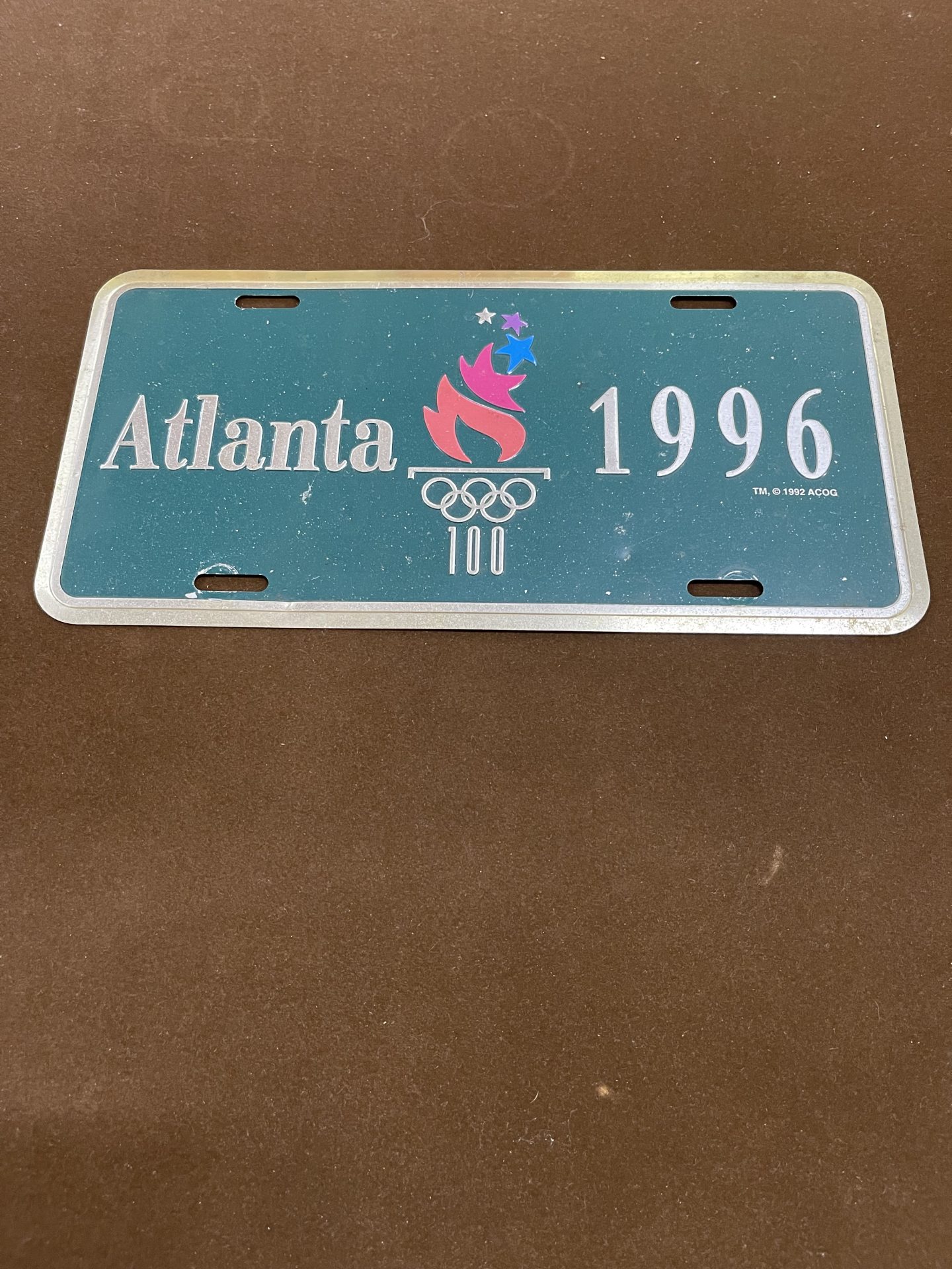1996 Atlantic Olympic Plates - Picker Place