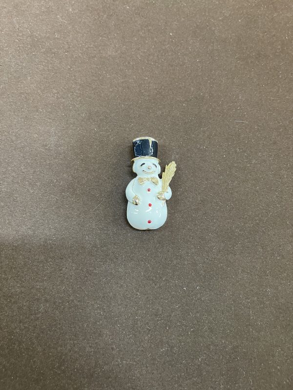 Enamel Snowman Brooch | Picker Place