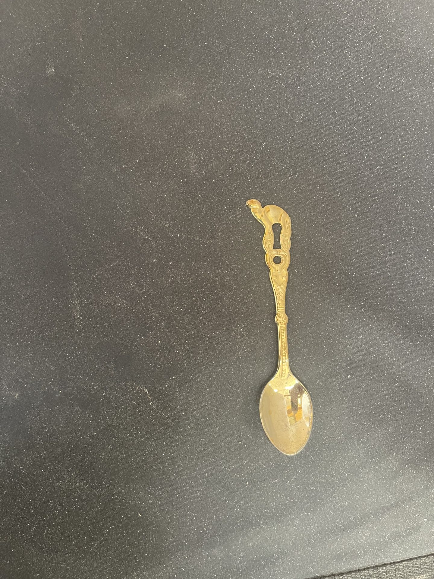 Gold Plated Camel Handle Spoon - Picker Place