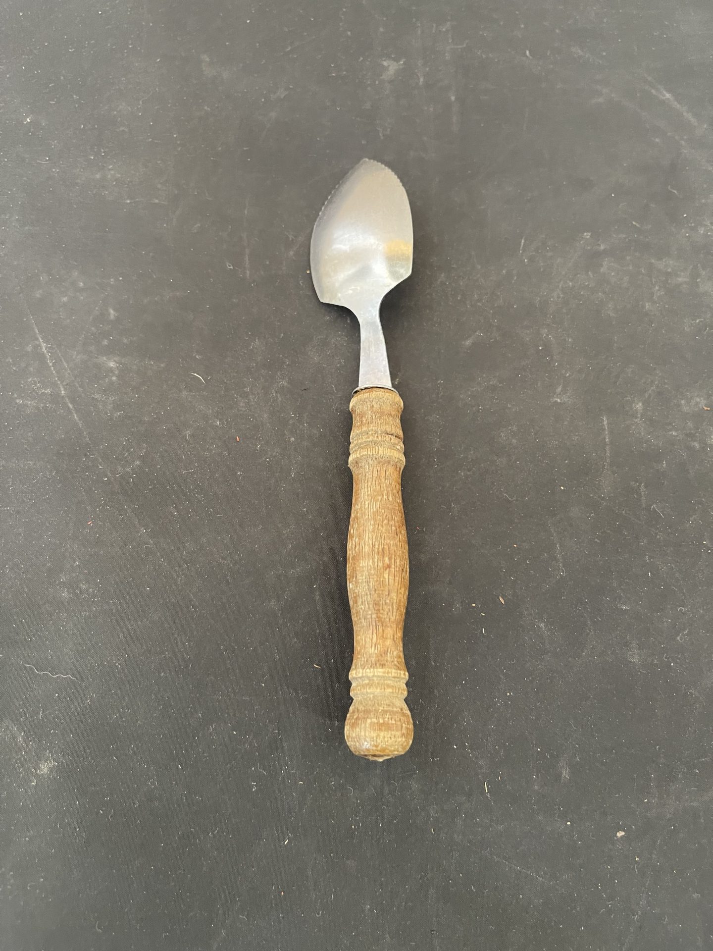 Grapefruit Spoon w/Wooden Handle - Picker Place