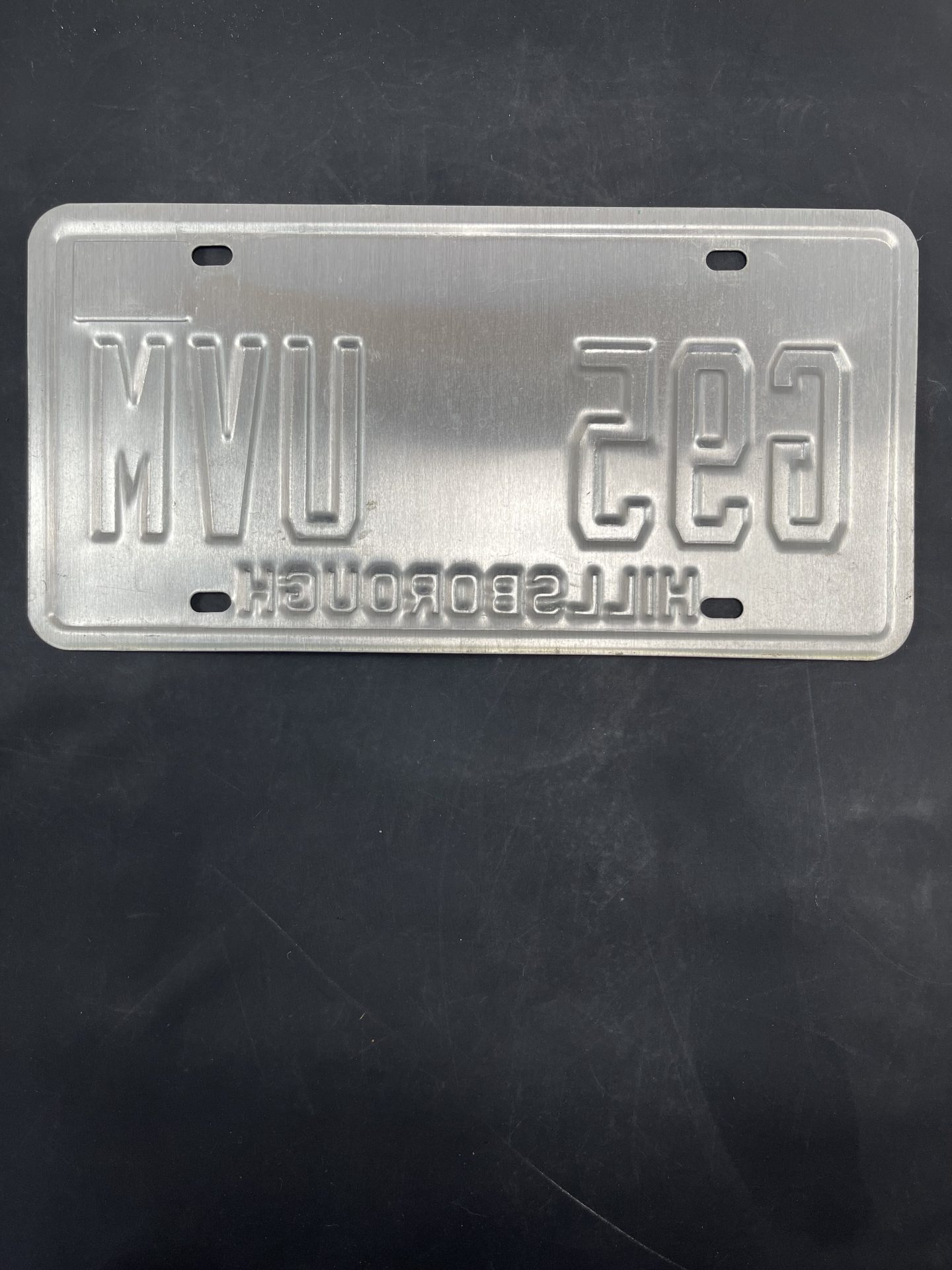 08 FL Green Letters License Plate - Picker Place