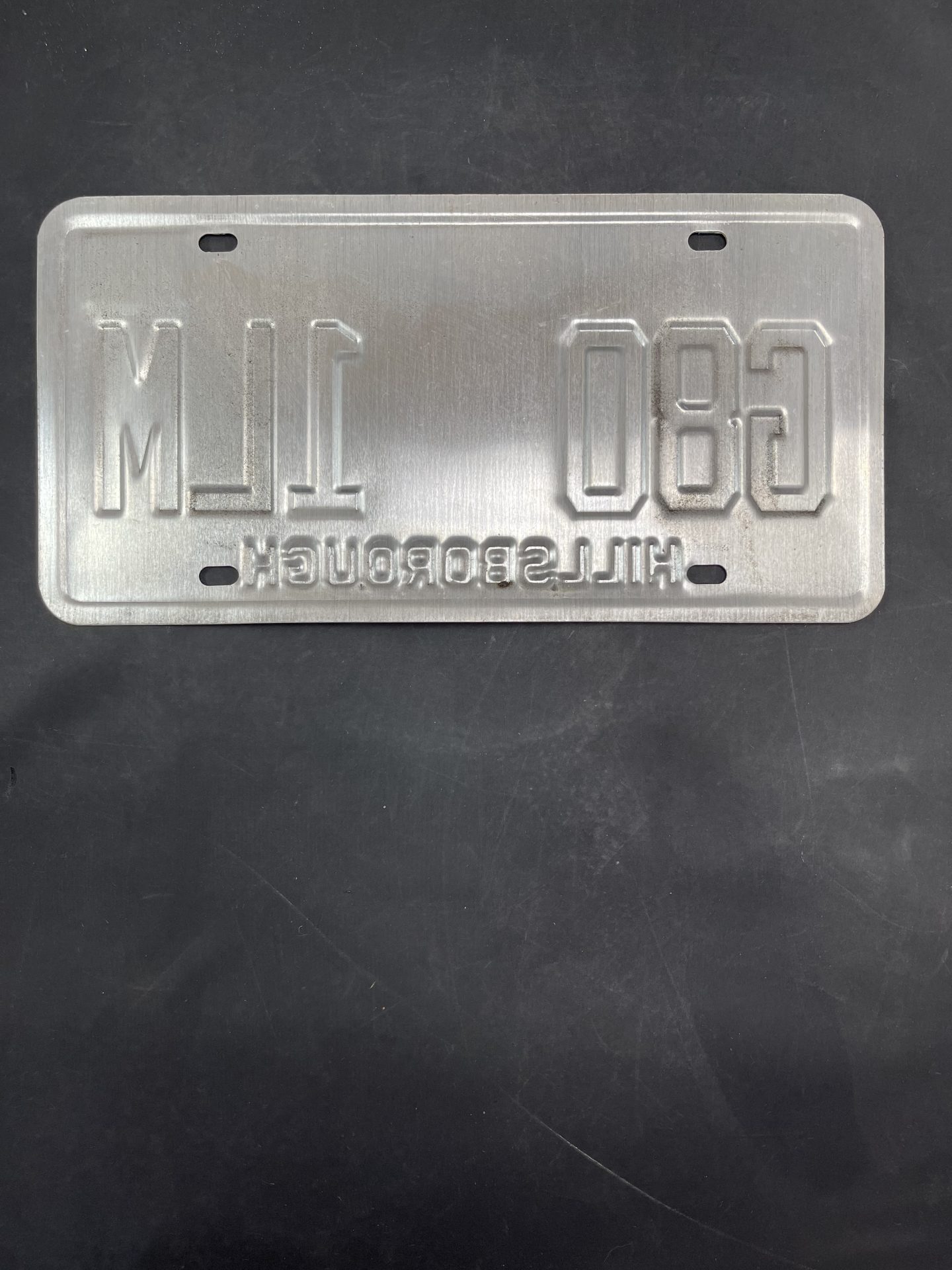 09 FL Green Letters License Plate - Picker Place