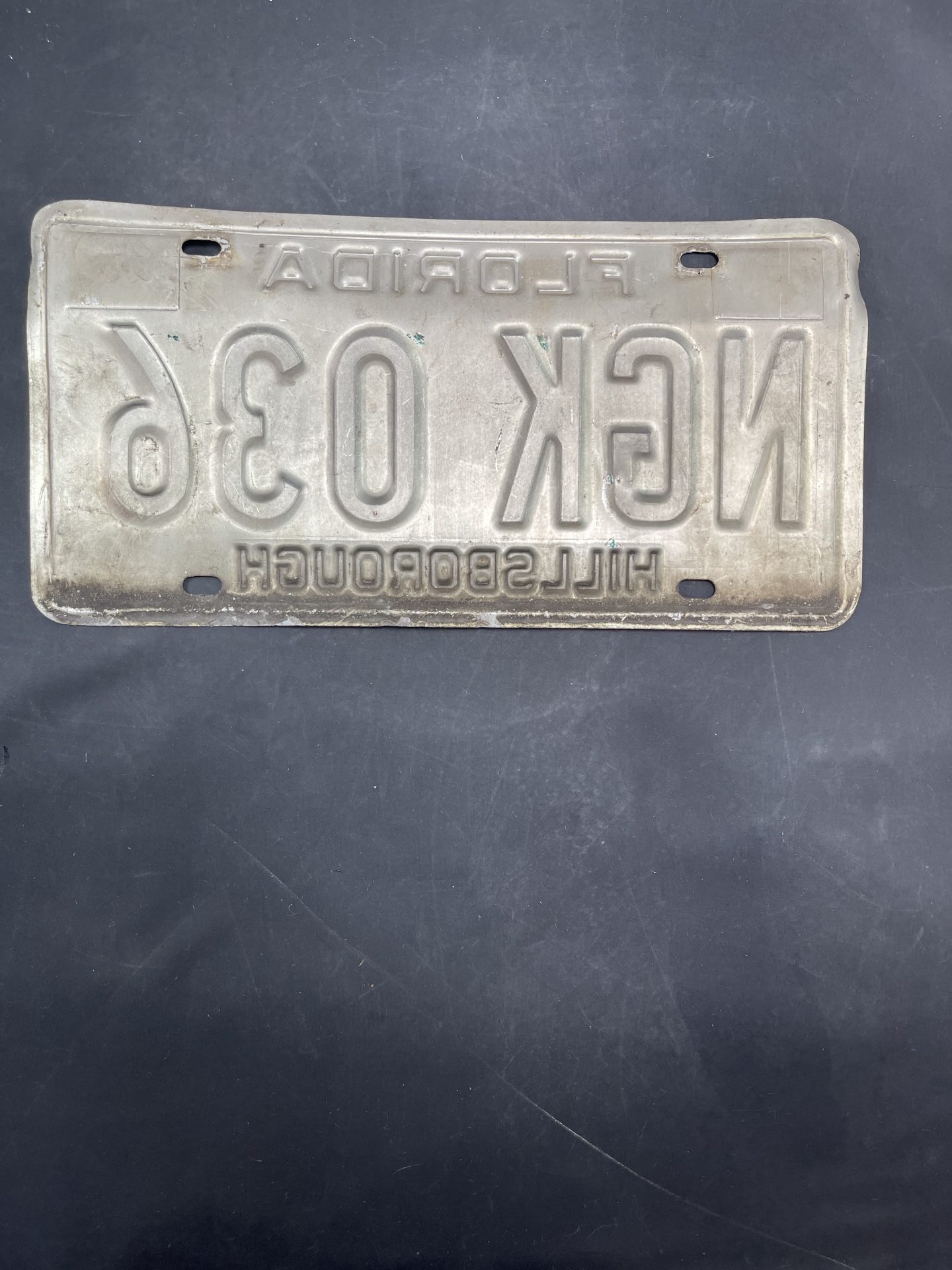88 FL Green Letters License Plate - Picker Place