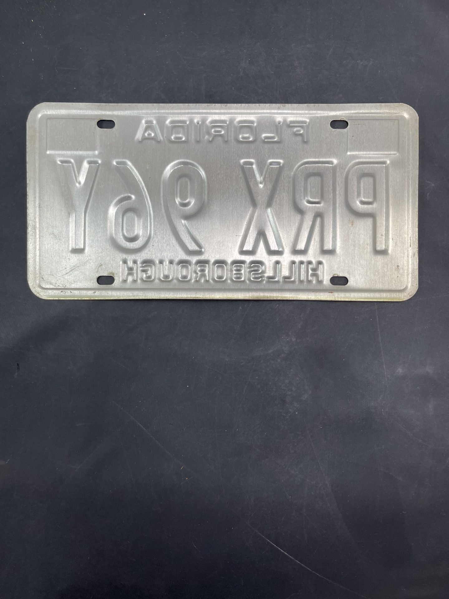 95 FL Green Letters License Plate - Picker Place