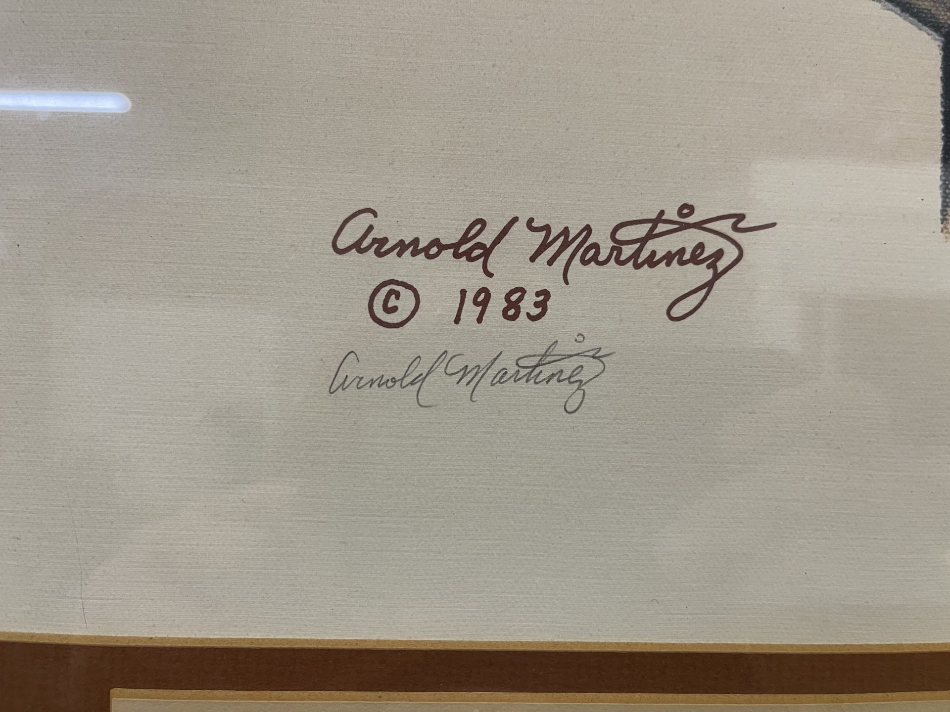 Arnold Martinez Lithograph - Picker Place