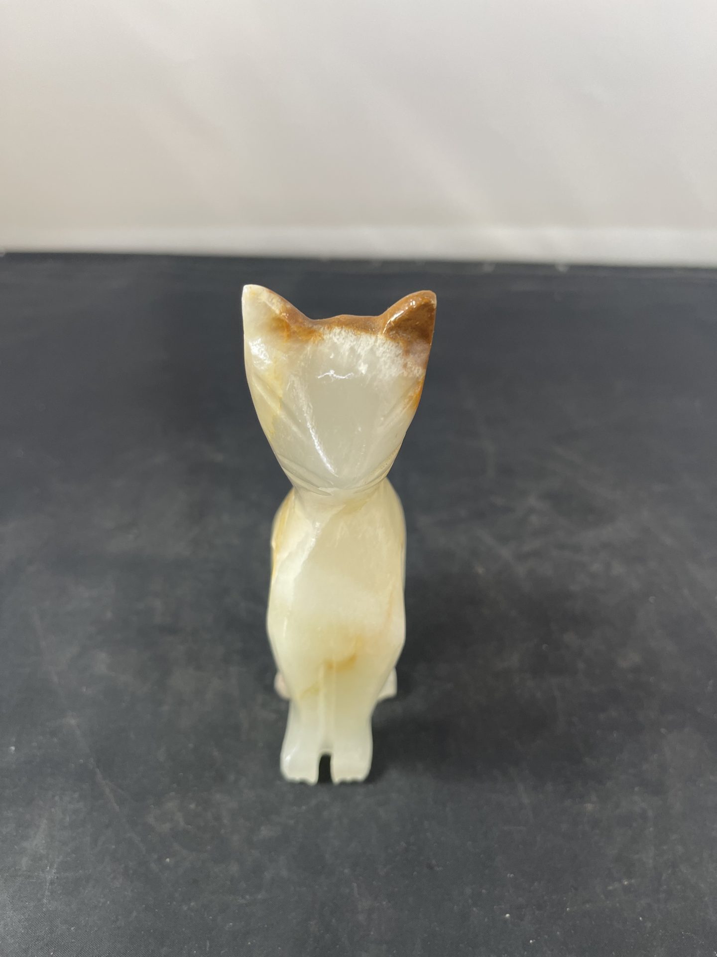 Marble Stone Cat Figurine - Picker Place