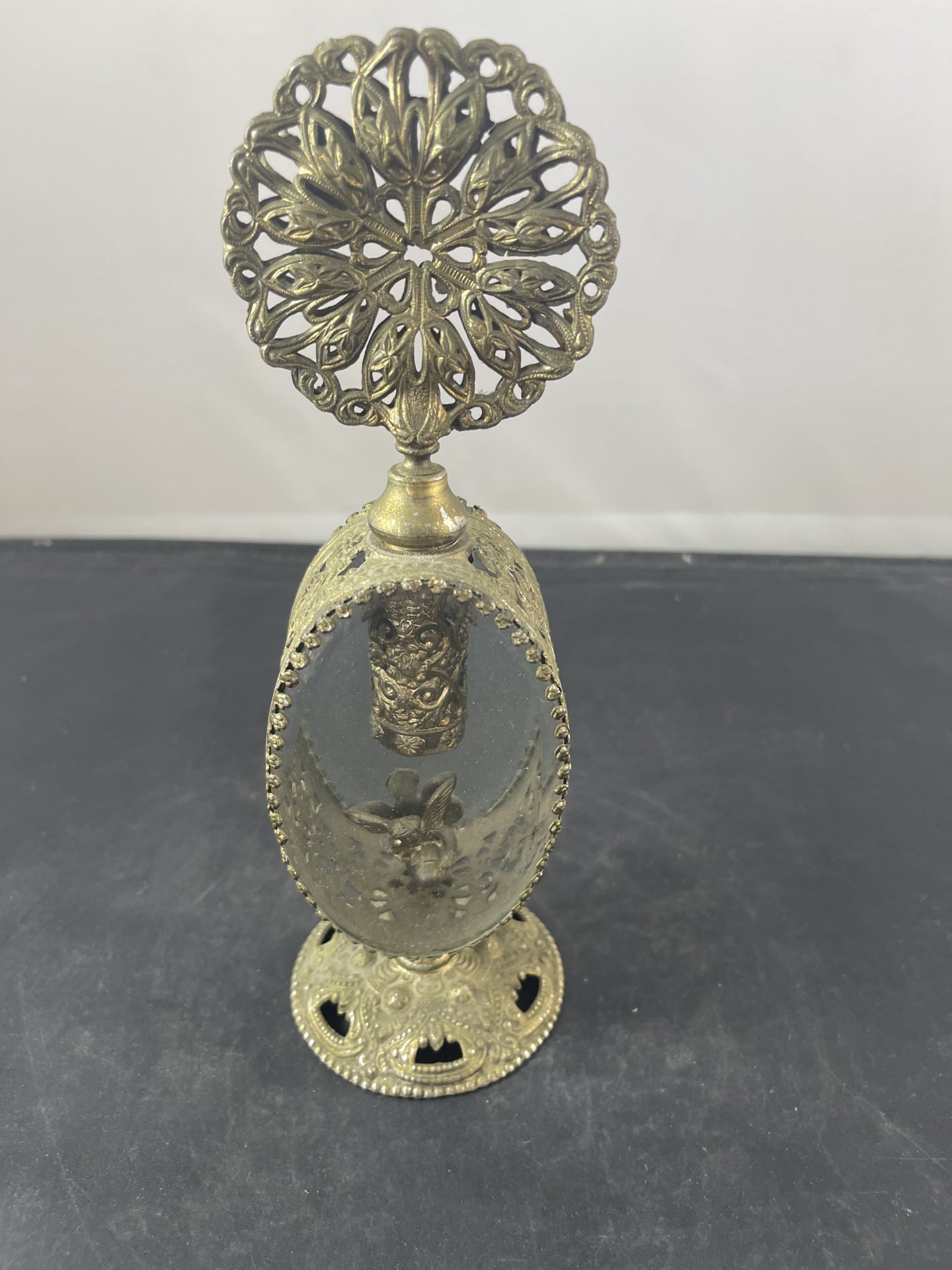 1950s Ormolu Perfume Bottle - Picker Place