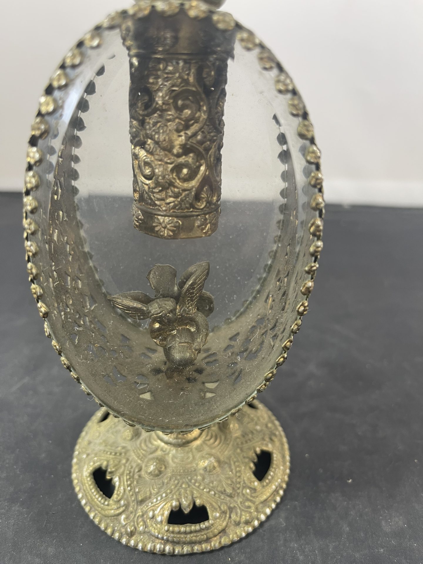 1950s Ormolu Perfume Bottle - Picker Place