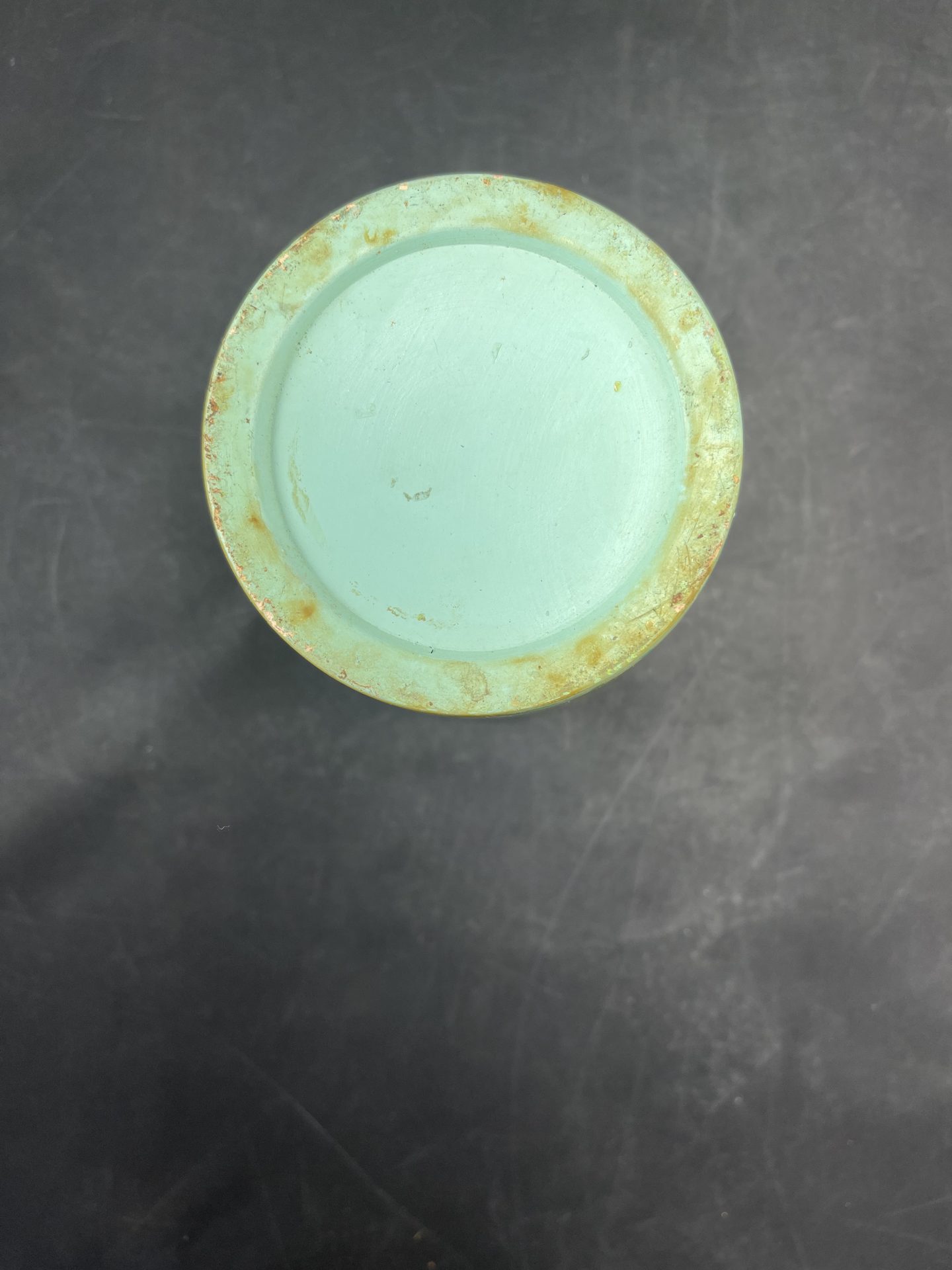 Ceramic Green Swirl Flower Pot - Picker Place